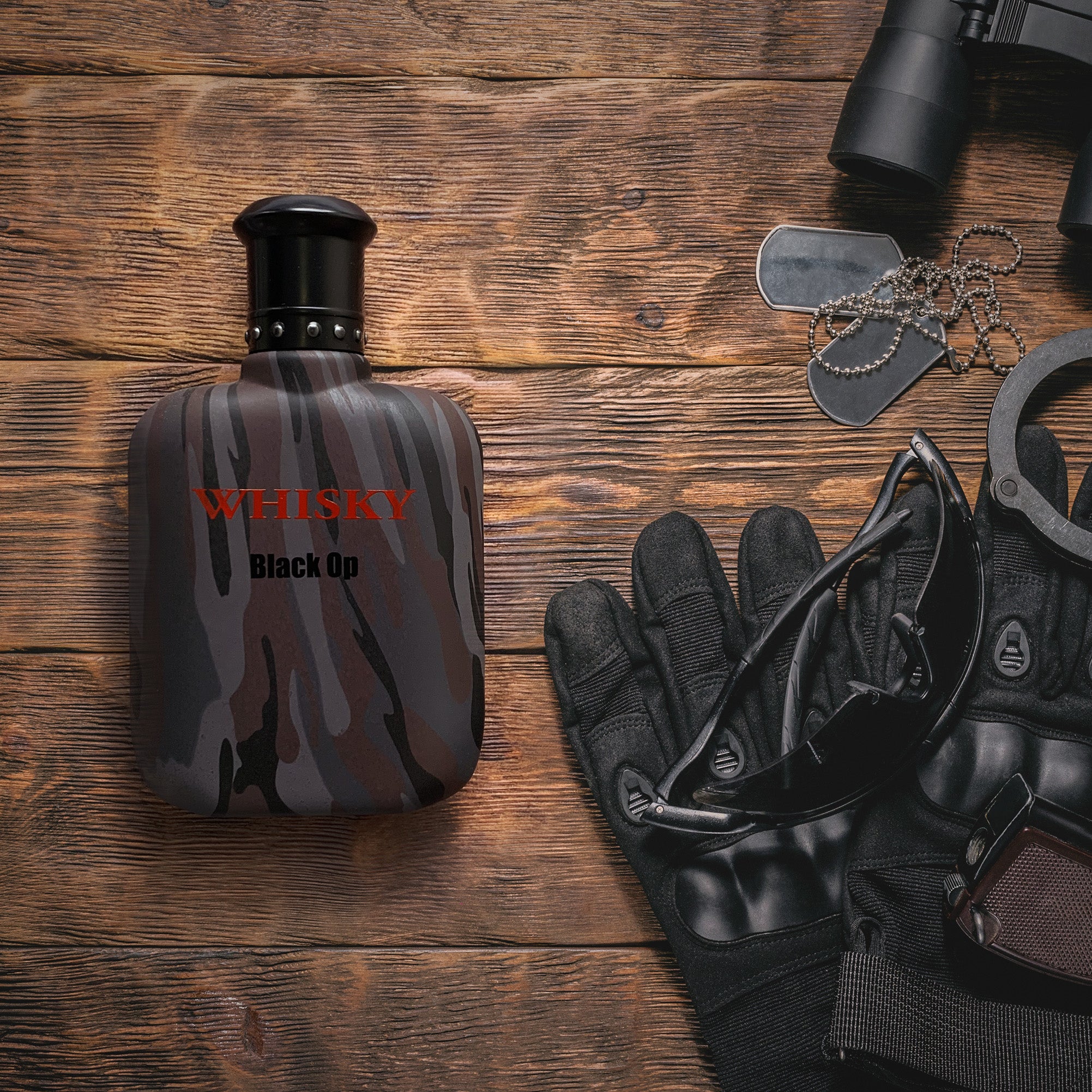 WHISKY BLACK OP • Eau de Toilette 100 ml • Parfum Homme – Evaflor Paris